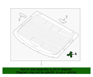 2021-2024 Hyundai Back Glass Connector 87113-K0000 | OEM Parts Online