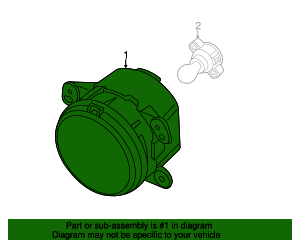 2010-2020 Mopar Fog Light Kit 5182026AA | TascaParts.com