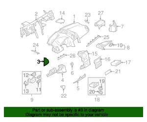 164-680-04-39-9051 - End Cap 2006-2012 Mercedes-Benz | Mercedes-Benz ...