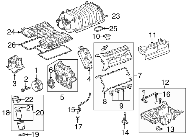 2010-2013 Land Rover Crankshaft Pulley LR012000 | JaguarParts.com