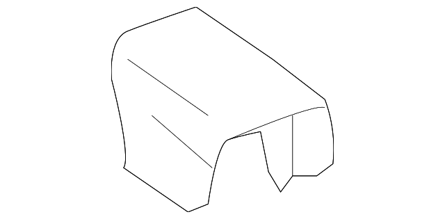 156-094-00-14 - Air Cleaner Cover 2009-2012 Mercedes-Benz SL 63 AMG ...