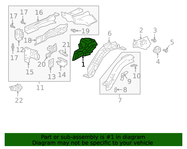 60750-TRW-305ZZ - Apron Assembly 2018-2021 Honda Clarity | Honda Parts ...