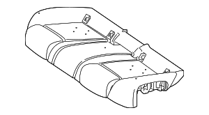 1779205203 - Seat Cushion Pad 2019-2021 Mercedes-Benz | Mercedes-Benz ...