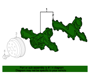16100-09442 - Engine Water Pump 2007-2018 Lexus | AutoNationParts.com