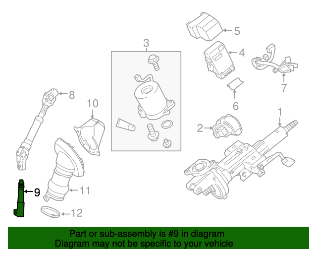 2015-2021 Lexus Intermediate Shaft 45221-42090 | OEM Parts Online