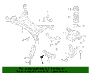 2011-2023 Nissan Link Rod Front Bolt 55479-JA00B | Nissan Parts Store