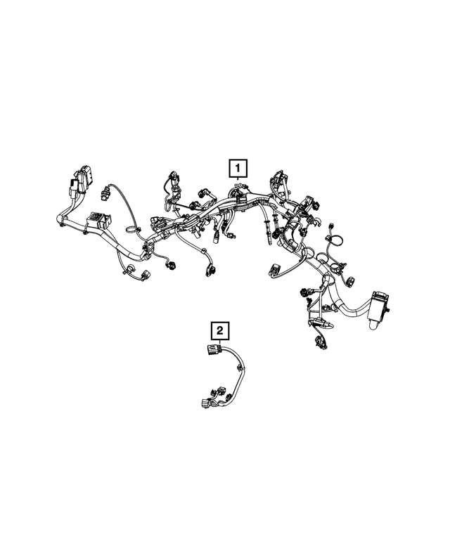2021-2023 Ram 1500 Engine Wiring 68540712AA | Mopar eStore