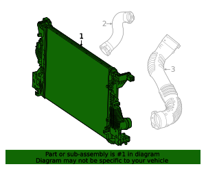 247-500-61-00-68 - Inter-Cooler 2019-2023 Mercedes-Benz | Mercedes-Benz ...