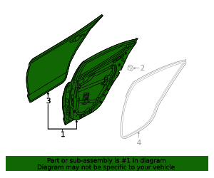 2021-2023 Hyundai Door Shell 77004-AB000 | OEM Parts Online