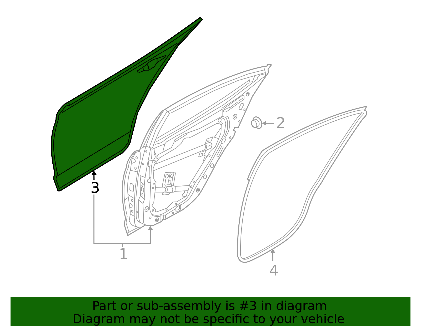2021-2023 Hyundai Outer Panel 77121-AB000 | Hyundai Wholesale Direct