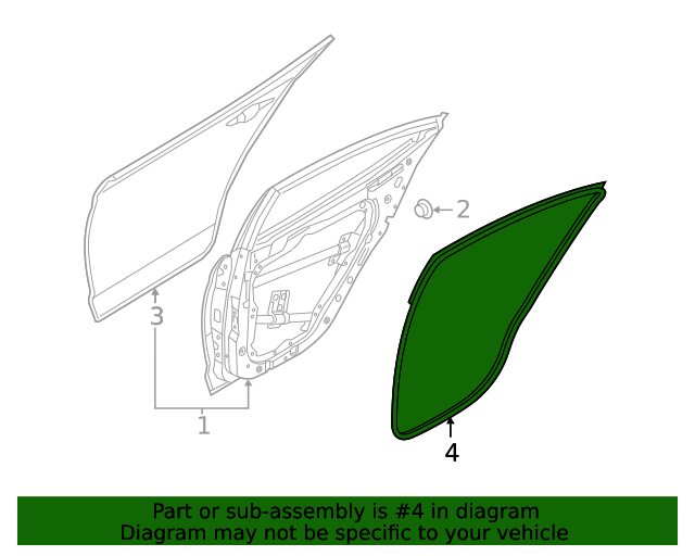 2021-2024 Hyundai Door Weather-Strip 83140-AA000 | OEM Parts Online