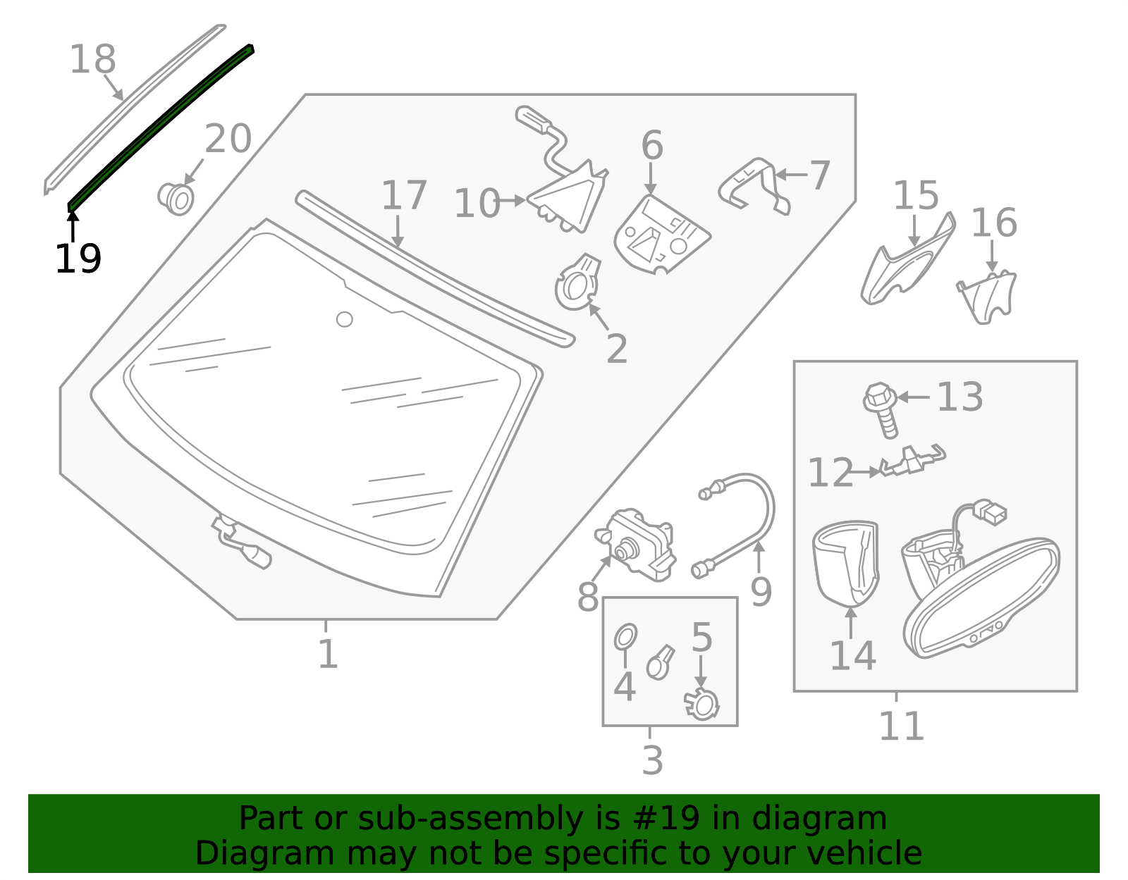 4K0-845-454 - Retaining Strip 2019-2025 Audi | Audi OEM Parts