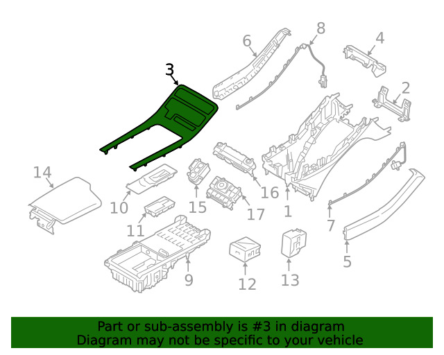 2020-2022 Hyundai Palisade Top Cover 84650-S8000-XF6 | OEM Parts Online