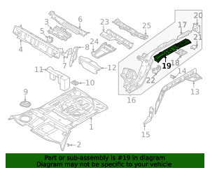 2018-2023 Audi Rail Reinforced 80A-803-790-A-STL | OEM Parts Online