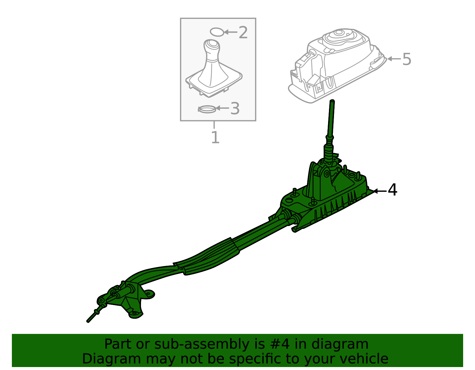 2019 Volkswagen Jetta Shifter Assembly 5QD-711-049-H | VW Direct Auto Parts