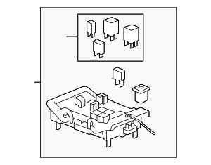 2010-2014 GM OEM NEW 10-14 GM Cadillac Chevrolet GMC Yukon Fuse Relay ...