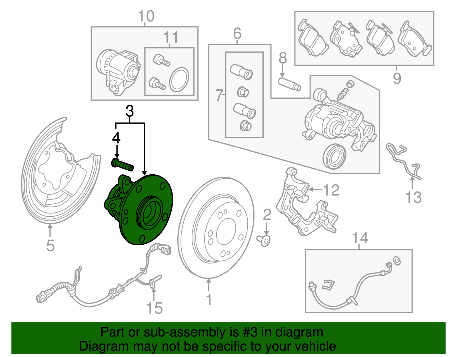 42200-TWA-A52 - Hub Assembly 2018-2020 Honda Accord | Honda Parts Online
