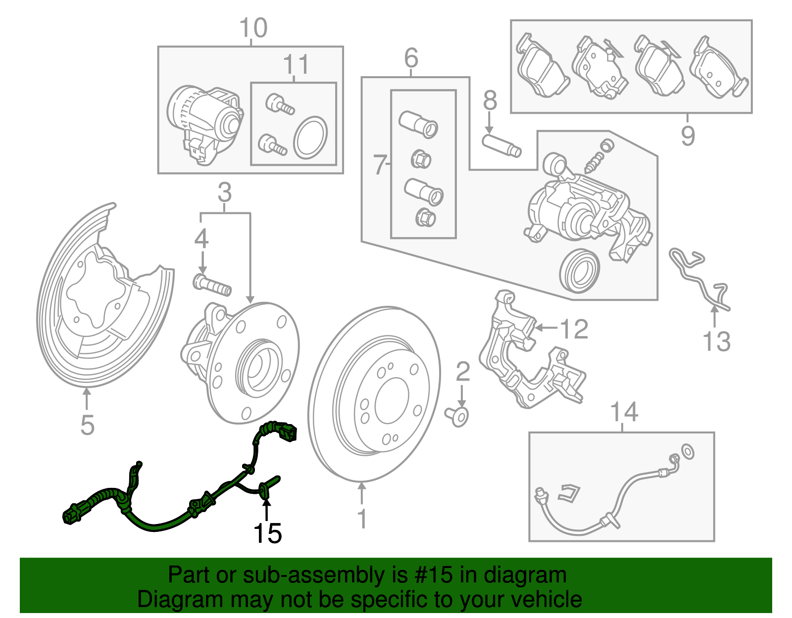 47510-TVA-A03 - 2018-2022 Honda Accord - Harness Assembly R Epb | All ...