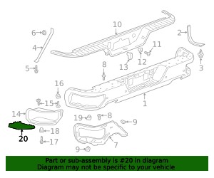 2019-2022 GM Pad - Passenger Side (RH) 84227859 | TascaParts.com