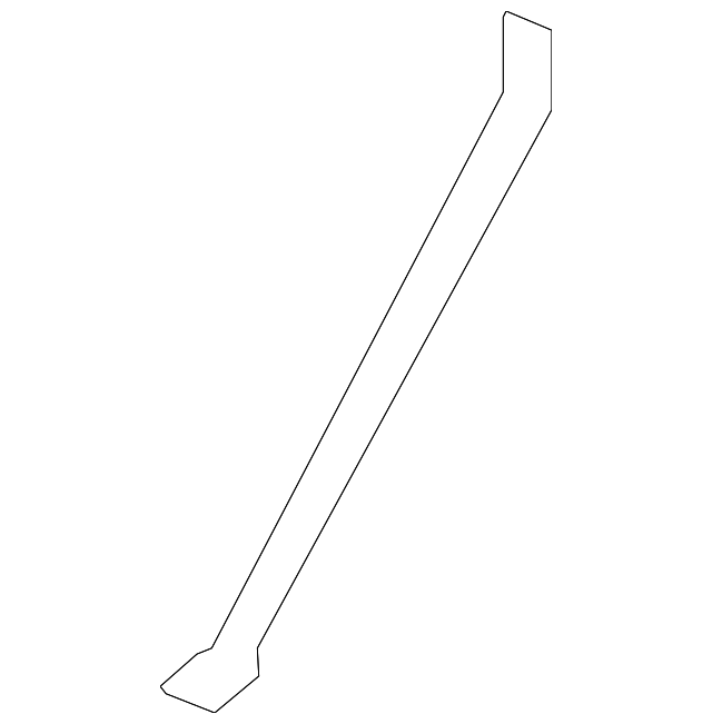 2020-2025 GM Rear Passenger Side Bumper Impact Bar Bracket 84319820 GM ...