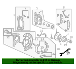 2020-2025 GM Rear Speed Sensor 85564679 GM | GMPartsDirect.com