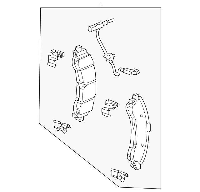2020-2025 GM Disc Brake Pad Set 86792660 GM | GMPartsDirect.com