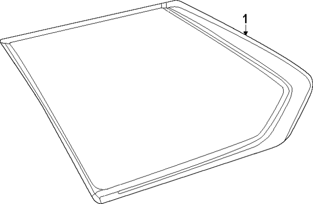 2023-2024 Toyota Sequoia Quarter Glass 62710-0C120 | Toyota Parts Center