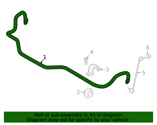 Genuine BMW 31-35-6-870-653 | Stabilizer Bar | FREE Shipping on Most ...