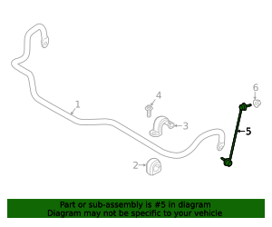 Genuine BMW 31-35-6-881-091 | Stabilizer Link | FREE Shipping on Most ...