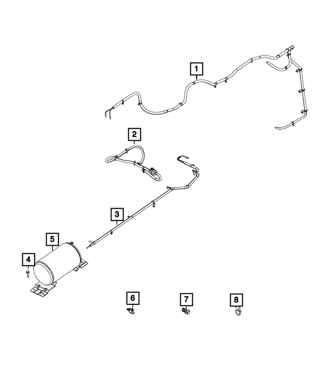 2019-2022 Ram Air Line Assembly 68349955AE | My Mopar Parts