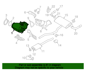 36011374 - Catalytic Converter - 2015-2020 Volvo | Volvo OEM Parts Direct