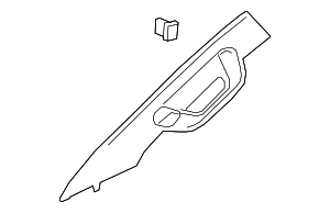 2023 Chevrolet Silverado 1500 Body A-Pillar Trim Panel 85132741 ...