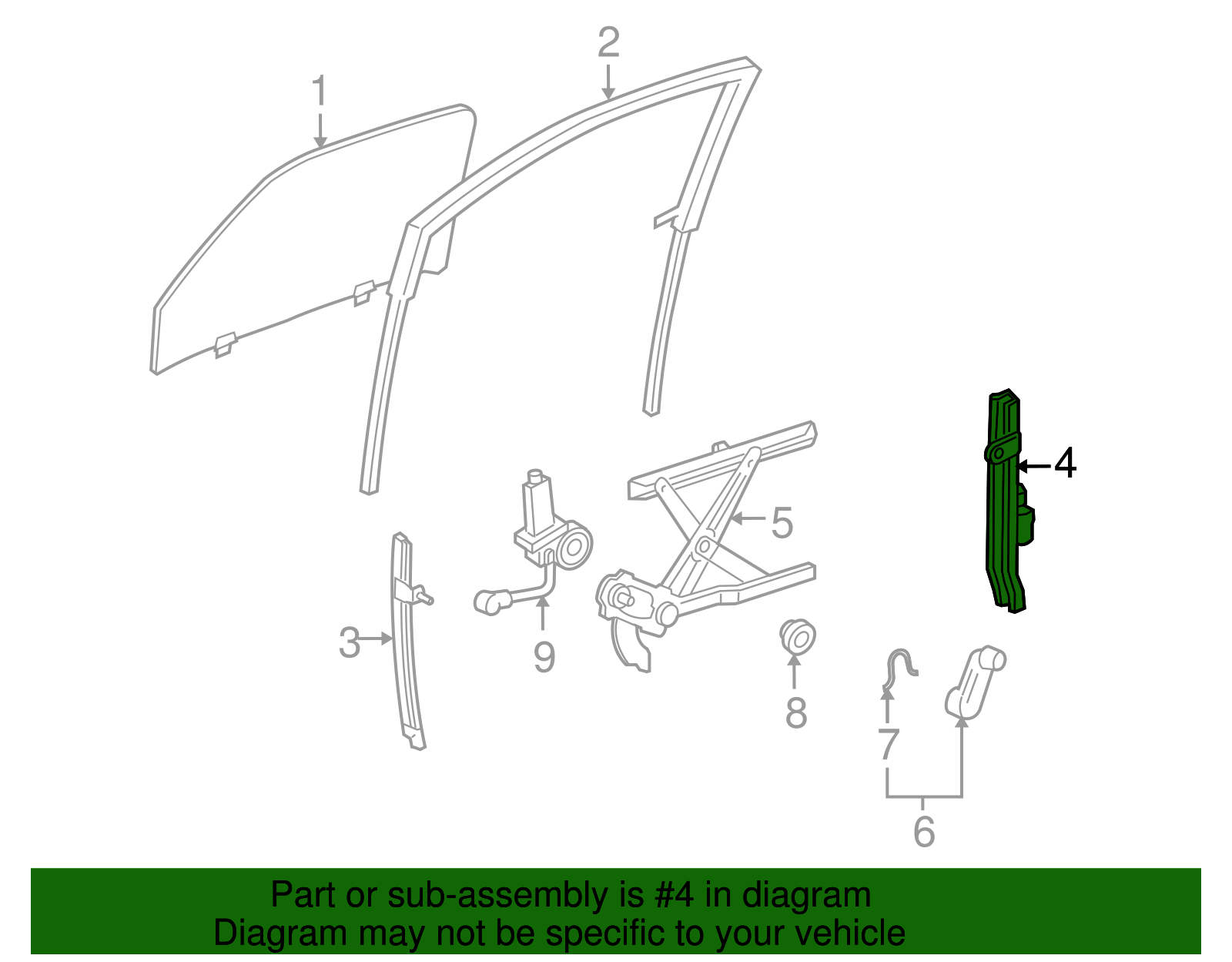67404-04040 - Guide Channel 2005-2015 Toyota Tacoma | Longo Toyota Parts