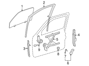2005-2015 Toyota Tacoma Guide Channel 67404-04040 | OEM Parts Quick