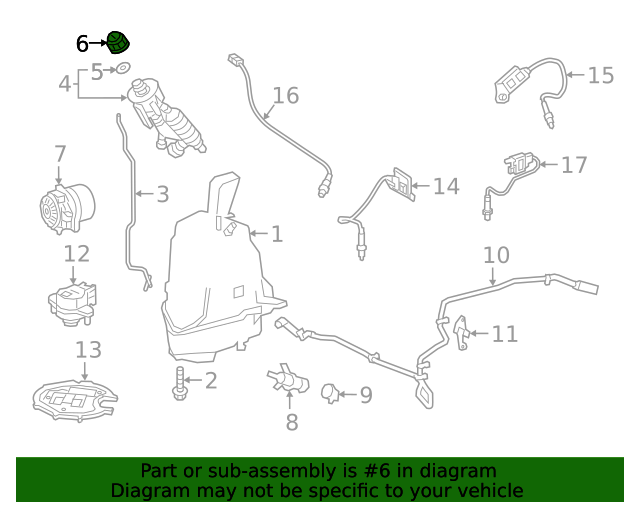 2010-2024 Mercedes-Benz Filler Cap 906-470-17-05 | MB OEM Parts