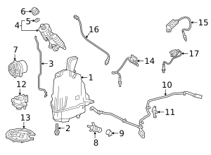 2019-2022 Mercedes-Benz Front Nox Sensor 000-905-91-12-64 | Shop MB Parts