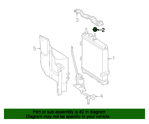 140-997-59-81-64 - Oil Cooler Grommet 1998-2013 Mercedes-Benz ...
