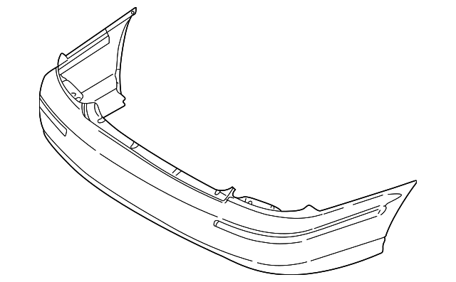 2002-2005 Hyundai Sonata Bumper Cover 86610-3D000 | QuirkParts