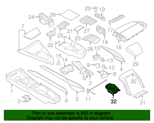 Genuine BMW 65-82-9-286-707 | Infotainment Display Control Switch ...