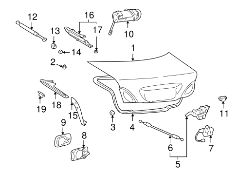Trunk for 2004 Lexus LS430 | Lexus of Stevens Creek Parts