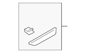 Genuine OEM Ford - Handle Bezel JL1Z-78266A21-AC | OEM Ford Parts ...