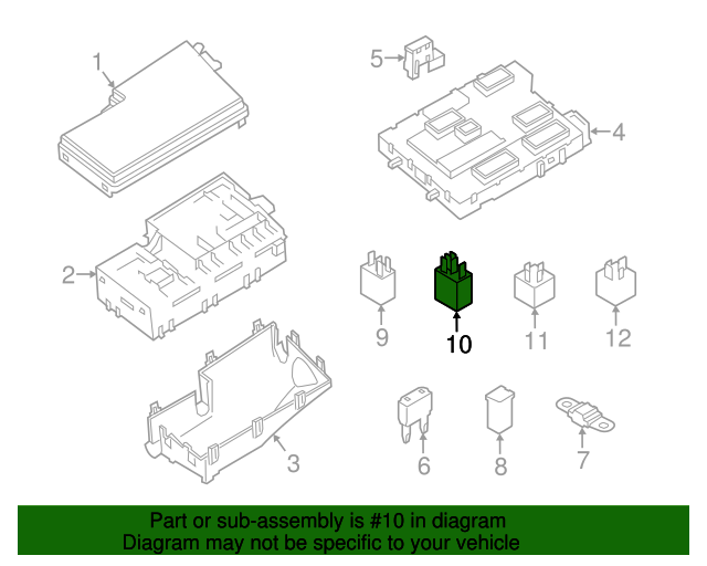 Relay - Ford (5M5Z-14N089-BA) | OEM Ford Parts