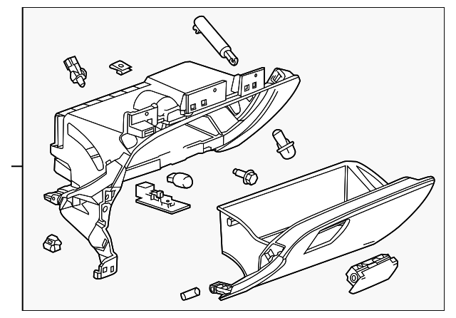 23457863 Compartment - New OEM Part From GM Parts Direct | GM Parts Store