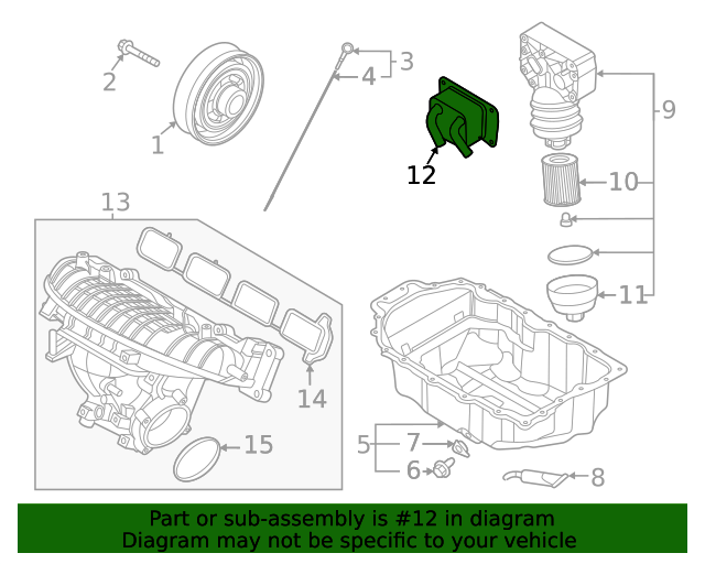 2021-2023 Kia Oil Cooler 26410-2S501 | TascaParts.com