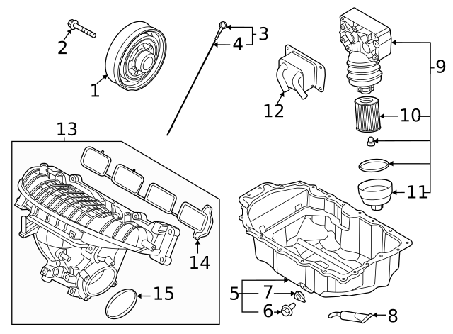 2021-2022 Kia Crankshaft Pulley Bolt 23127-2S000 | TascaParts.com