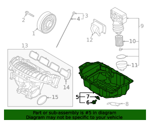 21510-2S100 - Oil Pan 2021-2023 Kia | Kia.Parts Store