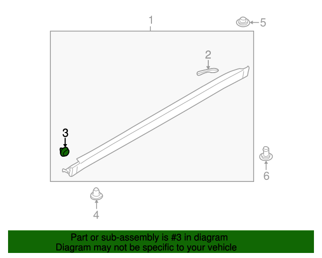 2006-2014 Subaru OEM NEW 2006-14 Subaru Legacy Outback Rocker Panel ...
