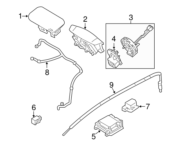 Hyundai - 91700-0W000 - Wire Harness - 2007-2009 Hyundai Santa Fe | OEM ...