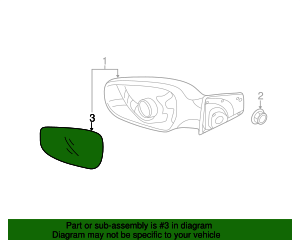 2011-2013 Hyundai Elantra Mirror Glass 87611-1R220 | OEM Parts Online