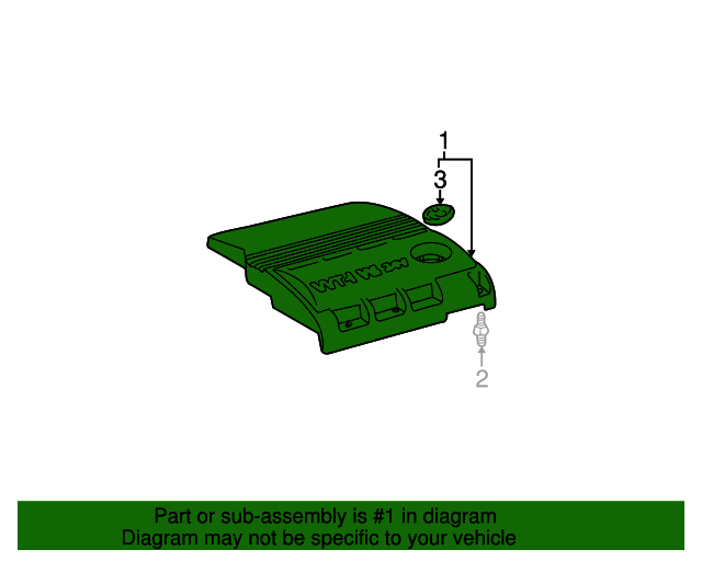 2002-2003 Lexus ES300 Engine Cover 11209-20090 | OEM Parts Online